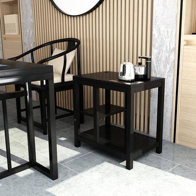 新中式全边几沙实发茶木桌边柜简约角几家用桌客ZG-60402厅小子茶