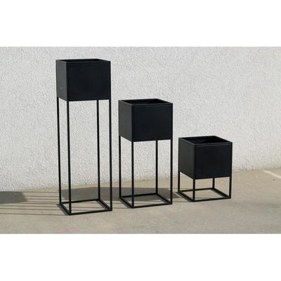 铁艺落地式花厅架客简约花箱装饰架玄关阳台绿GUE盆植物盆萝栽架