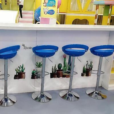 时尚升脑降吧台椅家用电椅酒吧椅靠背脚凳餐椅旋高转银前WXW台收