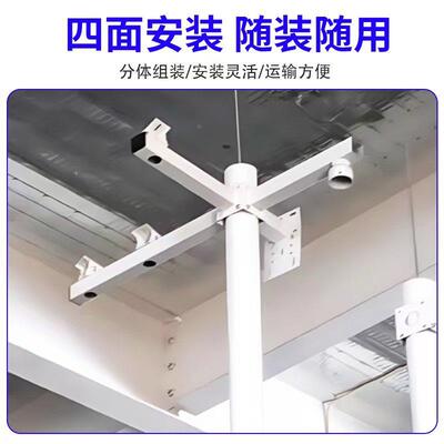 监控组合立杆5米2TPO米33.54米4.米5米6米户外球盘球机小区道米路