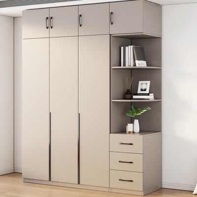 实木衣柜家用卧室简约现柜纳代轻奢储物收衣橱小型户出租屋大IUS