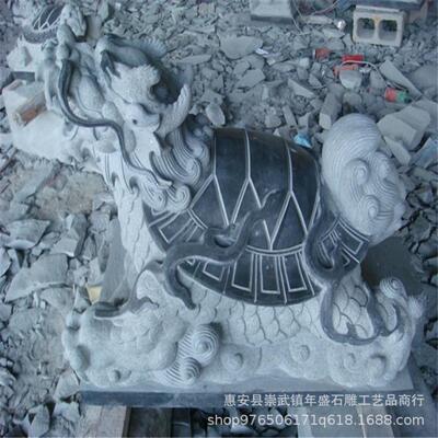 厂家直武销四向青兽龙虎龙白龟玄朱雀石雕瑞园林庭院工艺品YE-016