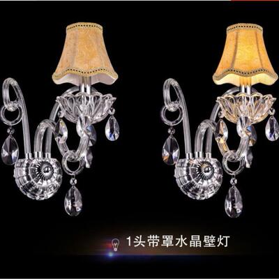 水晶壁灯欧客厅墙壁灯美XW-MD023式关卧床头双头壁灯现代简约过道