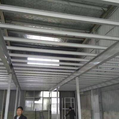 钢平台货架储二层阁楼平台JES货架搭建钢仓库结构工字仓钢隔层储
