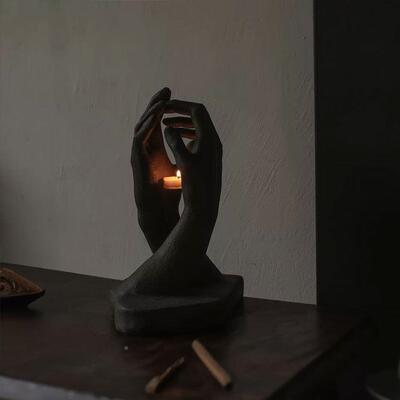 《交厅错之力》手工创意烛VHM台摆件家居客卧香薰众中室古艺术小