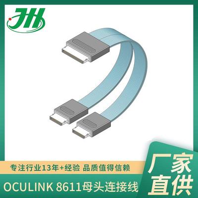 生产OCULINKSFF8611母头连接线数据机房服务器防水连接器