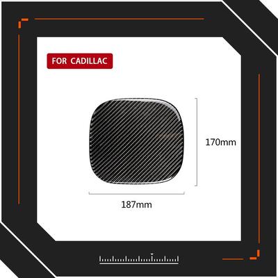 适用凯迪拉克Cadillacxt5汽配改装碳纤维车身油箱盖装饰配件贴