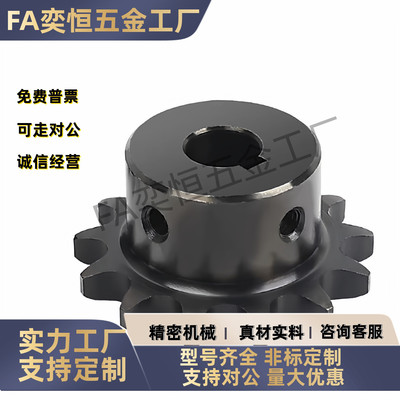 SPB/VLY01-06B3分9 11 2 3 4 5 6 7 8 9-20-40齿成品孔45钢链轮