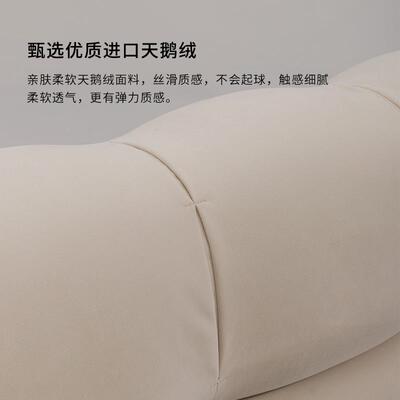 8奶油风泡芙床FHA简约布艺新款现代简约主卧式1.m轻奢双人软包意