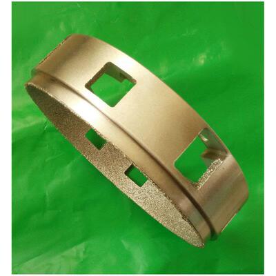 金刚砂电刹车片磨盘砂轮去皮OPB粗磨轮车镀轮内缘内闸皮胀闸