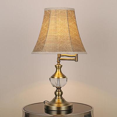 音美灯美式水晶H6282台灯摇多功能书房客房书桌臂现代灯氛围灯佳