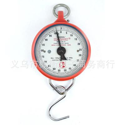 供应100kg/200kg挂秤吊秤手提秤HANSON挂秤弹簧吊钩秤