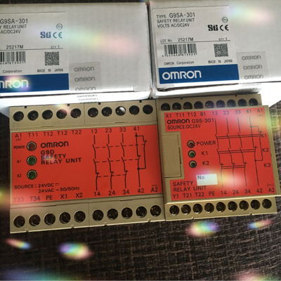 安全继电器G9SA-301AC/DC24