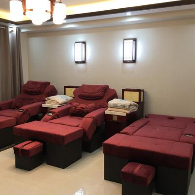 沐足疗12867足浴沙电发动躺椅美甲店沙发足疗洗脚足按摩工厂直销