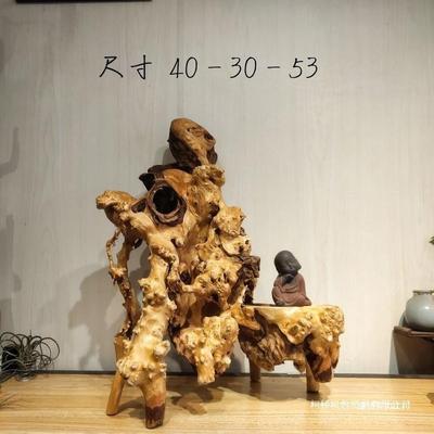 天然根雕木雕风化木枯木沉木自然家居摆件客厅玄关鱼缸造景木头
