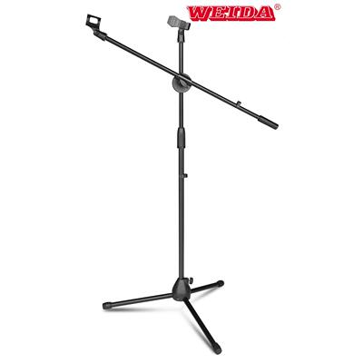 威大旋转式升降加强尼龙舞台话筒架三脚落地麦克风支架WD-103