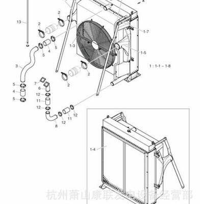 440311-00358散热器PU158斗山