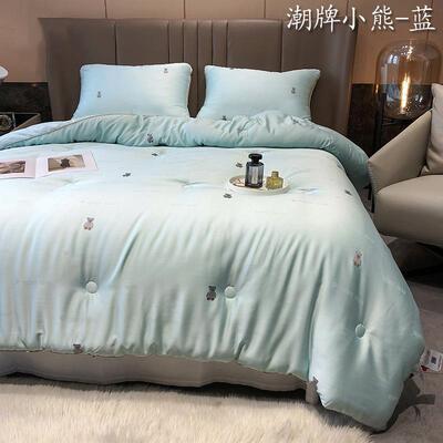 端60s通抗菌大豆被子被春秋被柔软冬YLS-2021被超柔四季用双高人