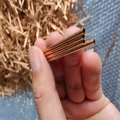 工厂铜薄壁T2FUB紫管软TP2紫盘铜管空调专铜管紫铜用毛细管切割