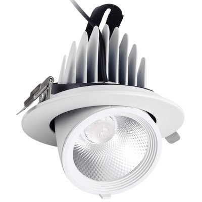 高显色象鼻灯led射灯服装店专用嵌入式可调节店铺5000K防眩牛眼灯