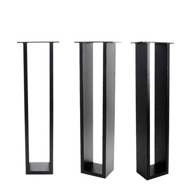 五金金J6235餐桌属办公桌大板会撑议咖啡桌支架吧台铁艺脚腿厂家