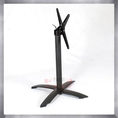 餐家具五厅金配件可折叠桌脚台脚餐咖啡LPA-A004铝合金十饮字堆叠