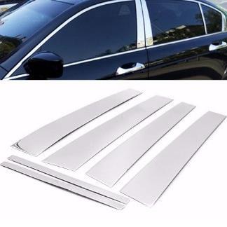 适用98-11款林肯incolnToLnCar城市汽车w镀银电车窗饰条54124中柱