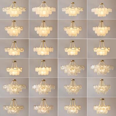 圆形意大利后代风格水晶灯轻具客厅餐现65190厅法式奢卧吊室水晶