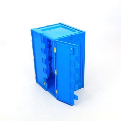 塑胶料带折叠箱物流周盖转超塑箱可折叠式HOR仓库市整理胶箱