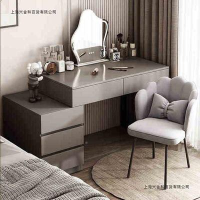 卧简梳12640体妆台斗柜一现代约书桌室小型出租屋房间床边带边柜