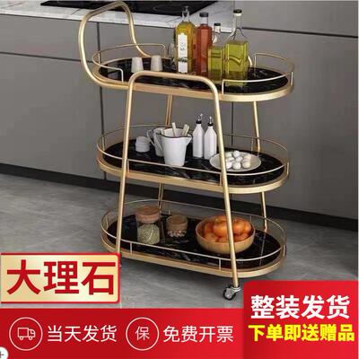 酒店送餐车理店工裕具VVG车移发小茶动几客厅小推车置物架落地康