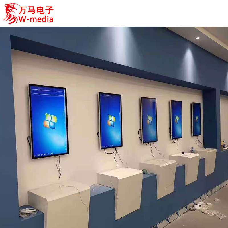 49寸安卓智能电容触摸2+16Gw-media壁挂式智能健身镜lcd液晶电脑
