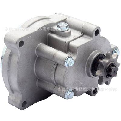 迷你卡丁摩托自行车配件50/80CC两冲发动机8T链轮齿轮箱变速箱420