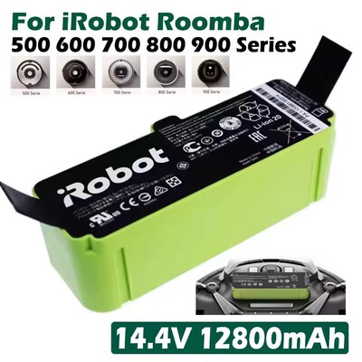 适配iRobot扫地机14.4V12800mAh