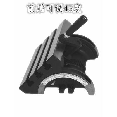 可式ACZ度可倾钻斜工作台C调NC铣床床铸铁旋转台角机床附件