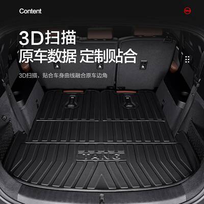 比亚迪2唐dmi/5ev/dm258p后备箱垫汽车用品车内配饰件装饰02款尾