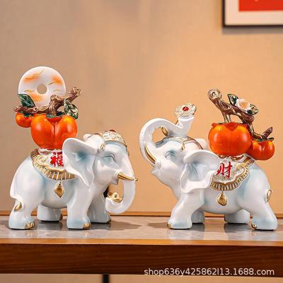 事事意财福摆件对家居玄精关WWK如客厅电视柜装饰品立体招财一致