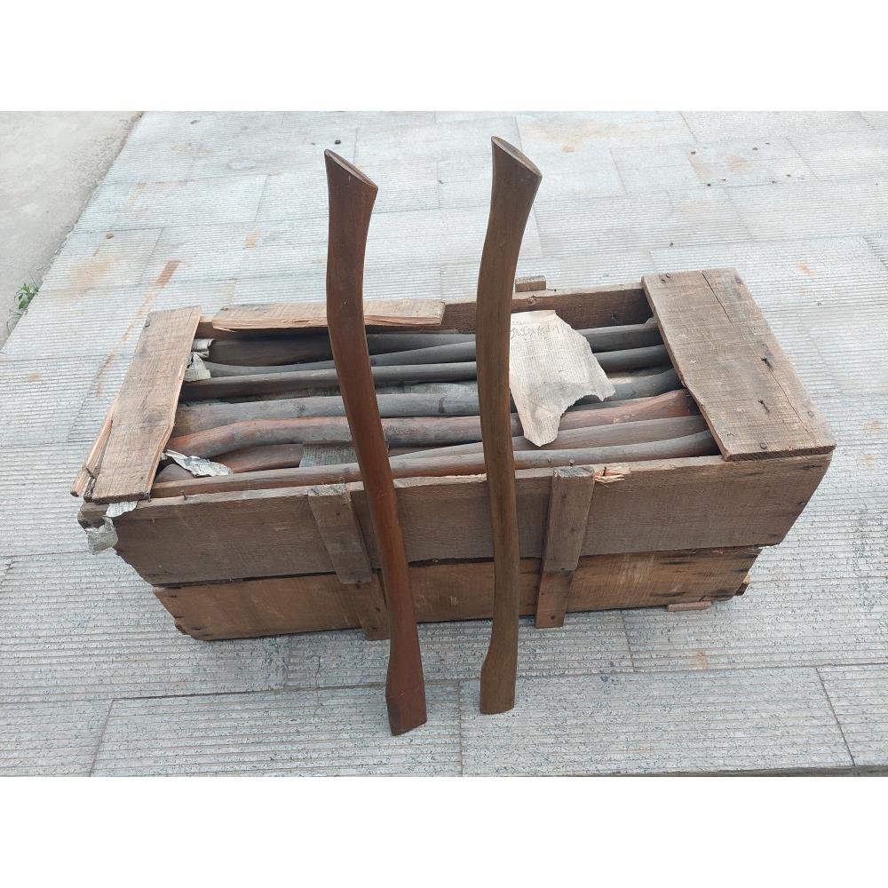 正品1955年88cm工兵营地斧头把柄柞木实心健防身木棒工大斧子柄把