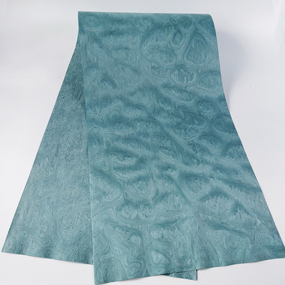 蓝色实木木皮高定意大利ALPI华展科技木皮TBB饰面装修家具贴门