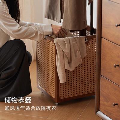 卧室小型衣间架落地衣帽架户门挂衣架边床放衣34271服不占入空次