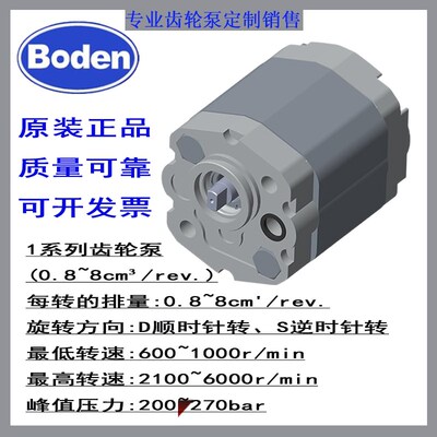 博顿Boden齿轮泵BKP1Q0S4.8G0L1-B BKP1Q0S5.8G0L1-B BKP1Q0S7.0
