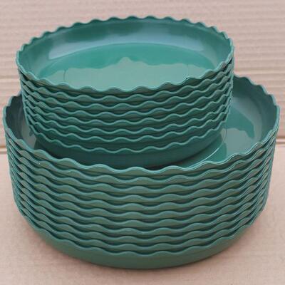 花盆托盘料塑加厚底盘垫花接水盘花盆垫zbyt-01底多肉圆盘形底托