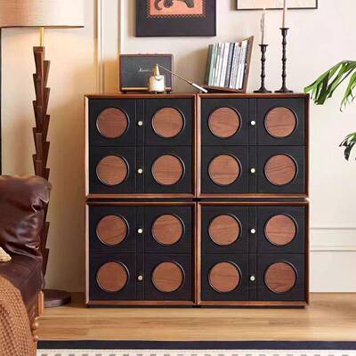 中纳卡古风木斗柜实斗柜家用餐边柜沙发边柜客厅储物LCO柜卧室收