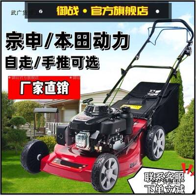 园林割机草割坪FDS汽油机剪草机草草推机家用手推式草机