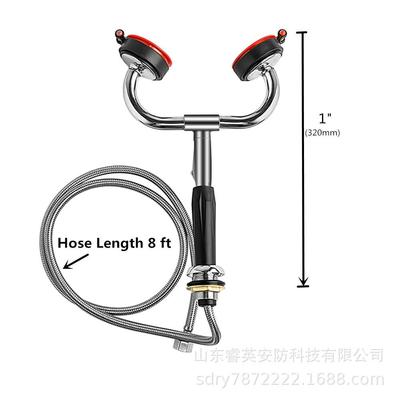 手持洗眼器验室便携式工业用家验喷头厂铜铸双口实洗眼应CYI用急