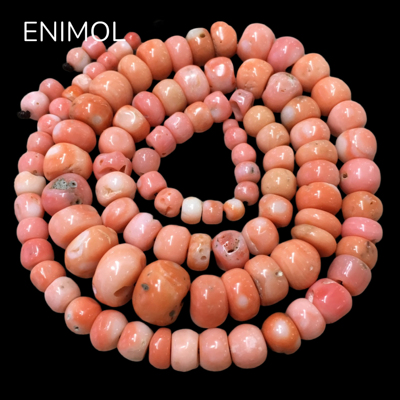 ENIMOL台湾MOMO莫莫珊瑚鼓珠长链