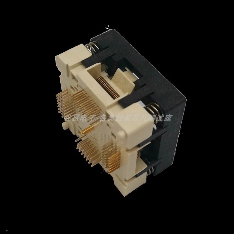 QFN80-0.35-8x8间距0.35MM老化测试座编程器烧录座芯片烧录座夹具
