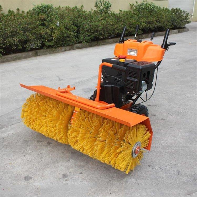 聚仁 汽油小型马路扫雪机园林推雪机马路清扫除雪机机器设备