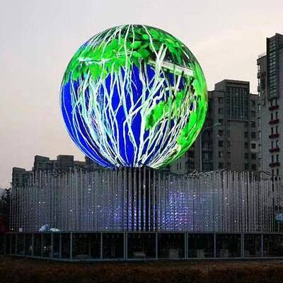 高清户外l屏ed形球形屏创意led异屏YHF-QX1全彩球形le显示厂d家
