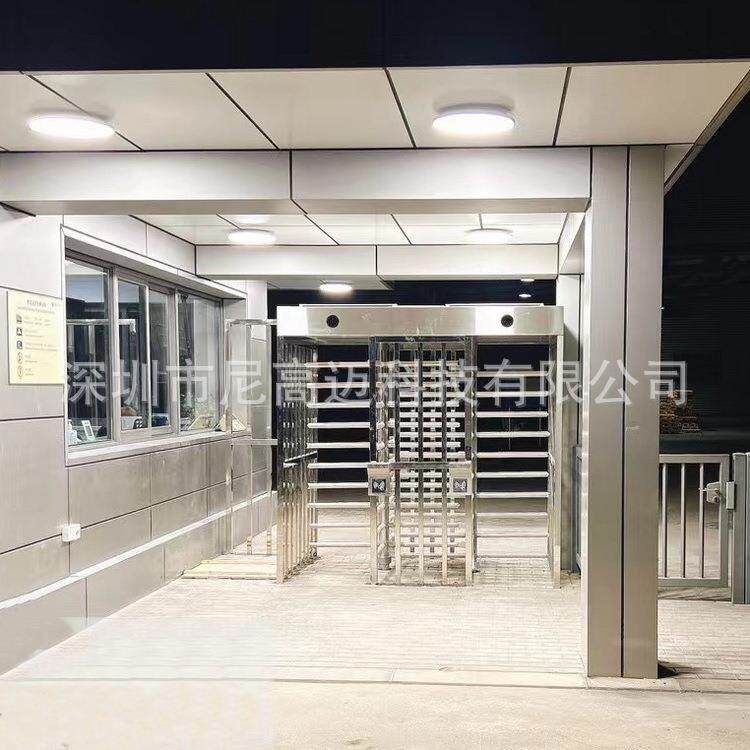 尼高迈不锈钢烤MGD漆电镀全高旋随转门小区工栅厂防尾,门禁考勤通
